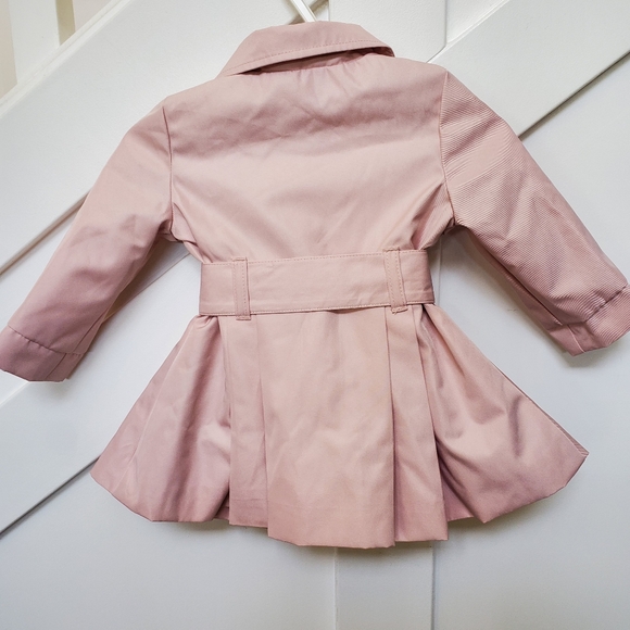 Tahari | Jackets & Coats | Tahari Baby Pink Trench Pea Coat | Poshmark